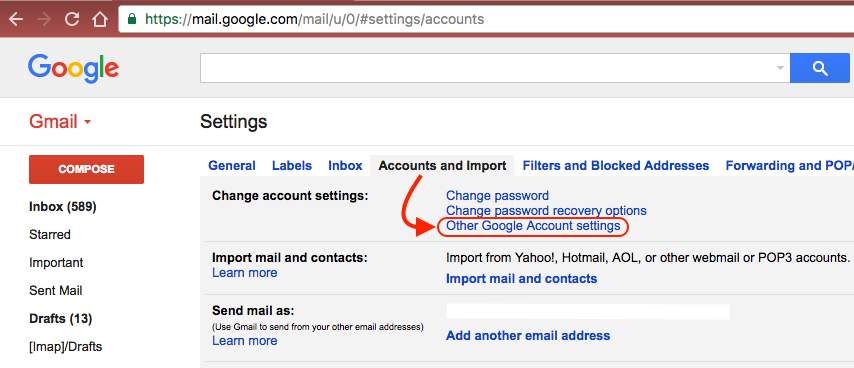 Creating 'App Specific Password' for gmail accounts. – Field Harmony